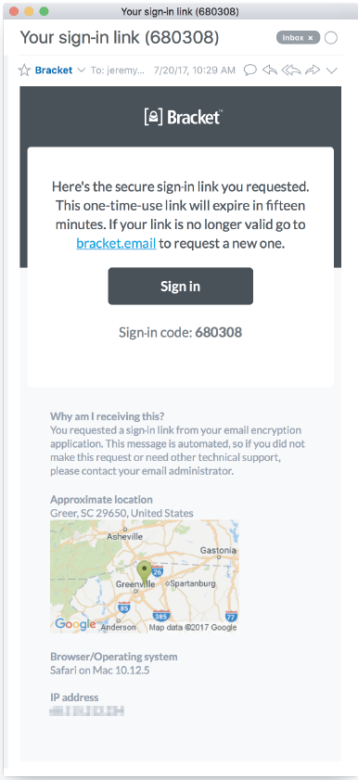Mailprotector Bracket Email Encryption | CloudSmart IT